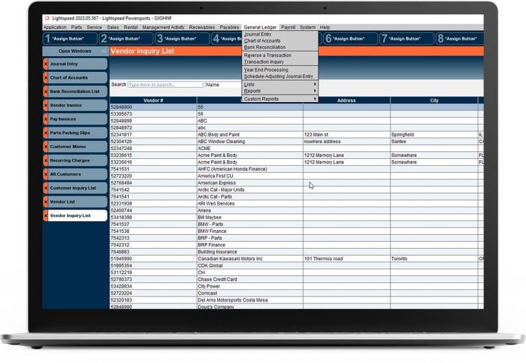 Dealership Accounting Software Features | Lightspeed
