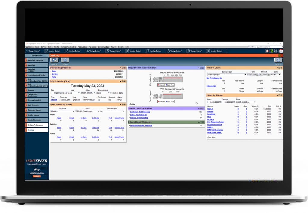 Dealer Management Software (DMS) | Lightspeed