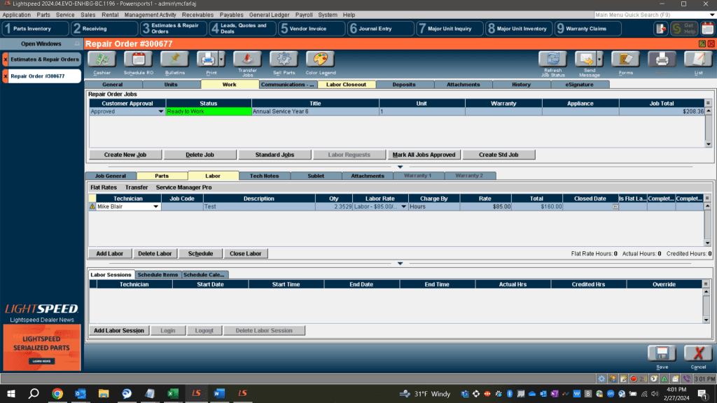 Service Manager Pro | Lightspeed DMS